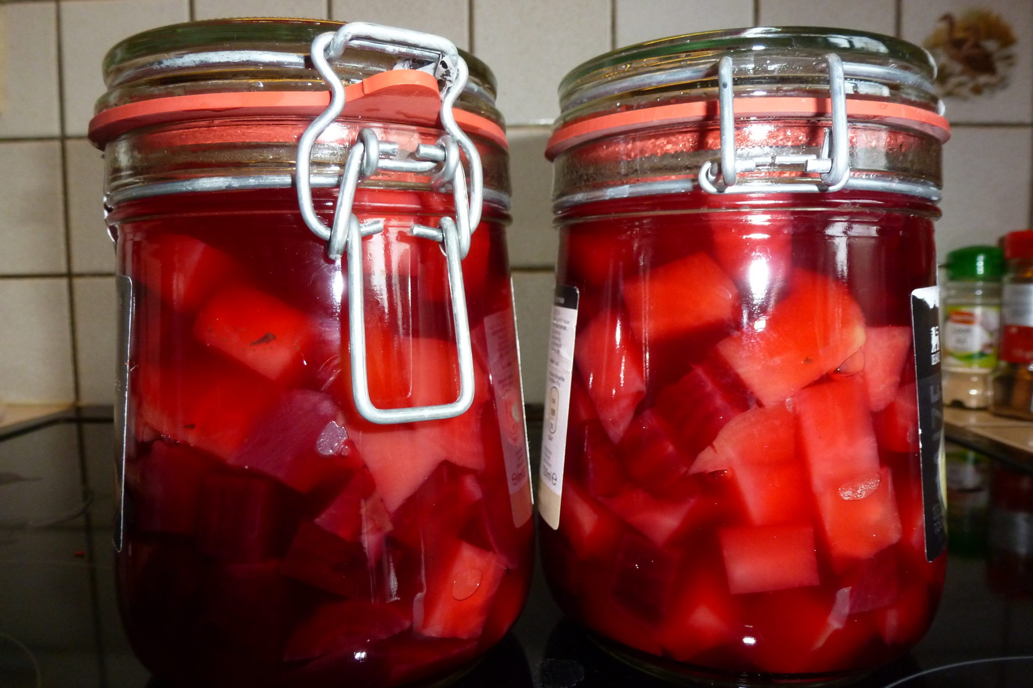 Betteraves rouges au vinaigre - De Lau à la Bouche